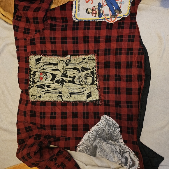 weargore | Jackets & Coats | Horror Inspired Upcycled Flannel Coat ...